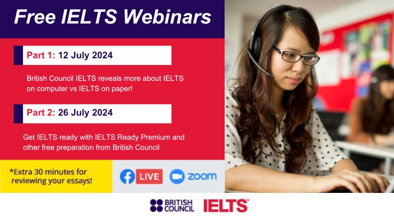 Monthly IELTS webinars | British Council Singapore
